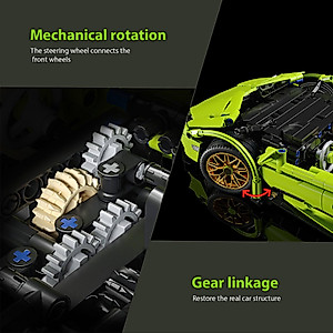 hahaspil Cars for Adults and Teen Building Sets,Speed and Champions Toys (1100PCS)