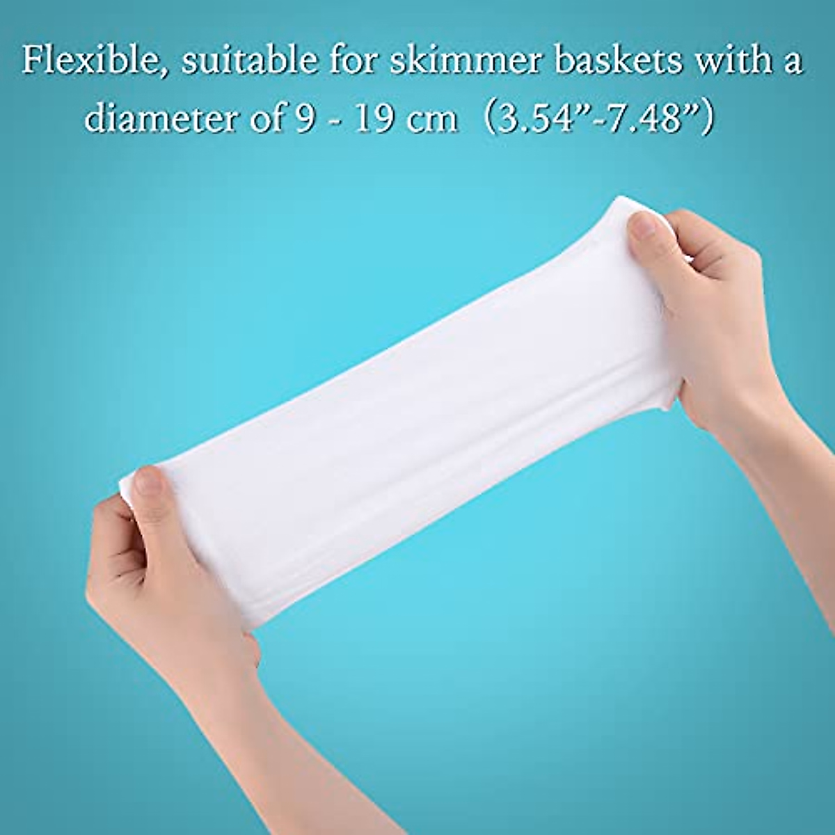 MIAHART Pool Skimmer Socks, Pool Skimmers Filter Socks for Skimmer Basket Clean Debris and Leaves for In-Ground and Above Ground Pools