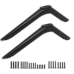 Universal TV Base Stand for TCL Roku LG KONKA TV Legs Replacement for TCL Smart TV 45in 46in 49in 50in 55in 60in 65inUniversal TV Legs for TCL Roku TV Base,TV Stand Legs with Screws