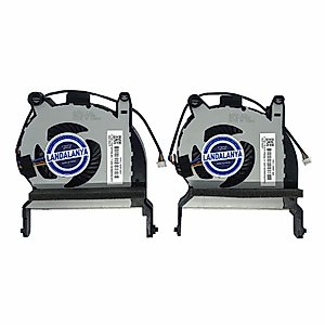 LANDALANYA Fan for HP Elitedesk 800 G4 800 G5 705 G4 705 G5 ProDesk 400 G4 405 G4 405 G5 400 G5 400G6 600 G4 600 G5 Desktop Mini DM Series L19561-001 FL3B DC12V Fan（2 Fans Include in The Package）