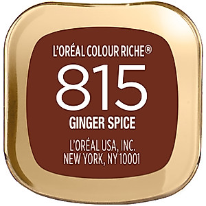 L’Oréal Paris Colour Riche Original Creamy, Hydrating Satin Lipstick with Argan Oil and Vitamin E, Ginger Spice , 1 Count
