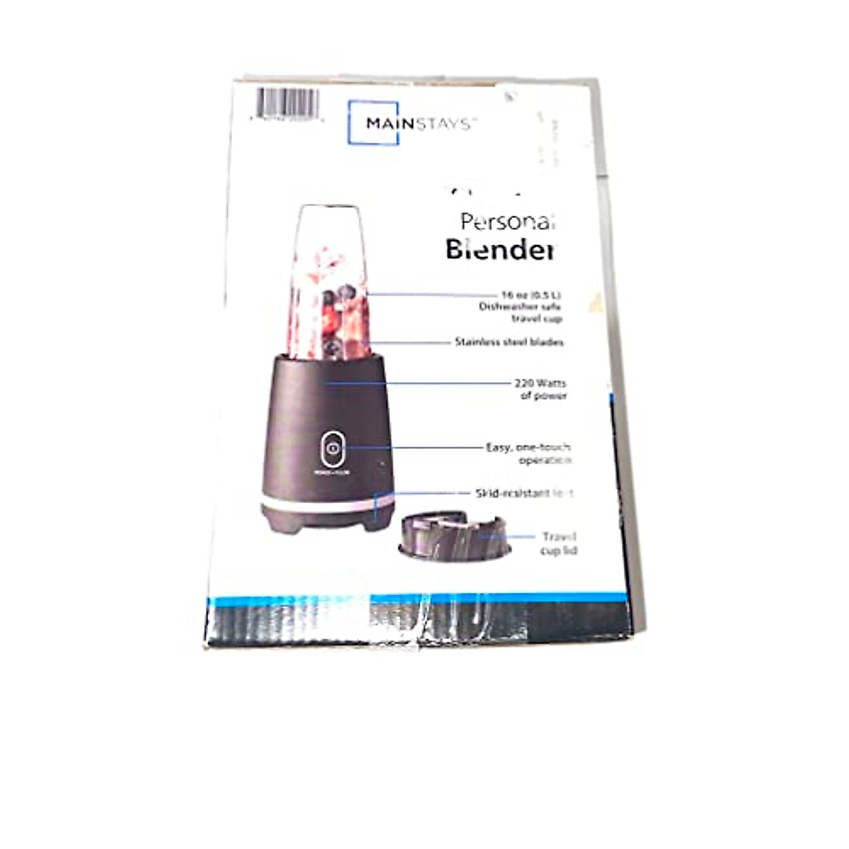 Mainstays Personal Black, White Blender (Black)