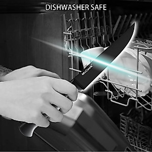 McCook MC59B Steak Knives Set of 6 + McCook Knife MC29Block