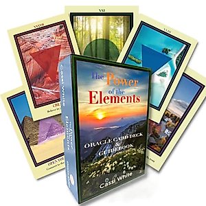 The Power of The Elements Oracle Cards. 45-Card Deck and Guidebook. Beautiful Colorful Images and Divinely Channeled Messages for Lovers of Oracle Cards