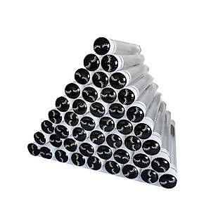 20 Pcs Disposable Mascara Brushes Diamond Eyelash Spoolies Makeup Brush Mascara Wand in Sanitary Tube Lash Supplies (Black) …