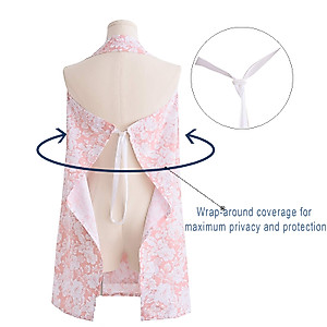 Gina Era Nursing Cover Baby Breastfeeding Cover Infant Feeding Cover Infant Breathable Privacy Breast Feeding Cover 100% Cotton (style7)