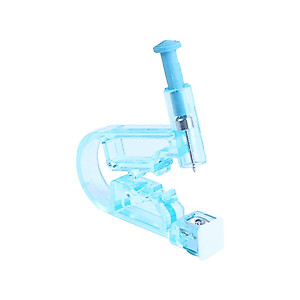1 pcs Ear Piercing Tool,Disposable Nose Ear Piercing Tool Stainless Steel Ear Piercer Machine for Men Women (C)