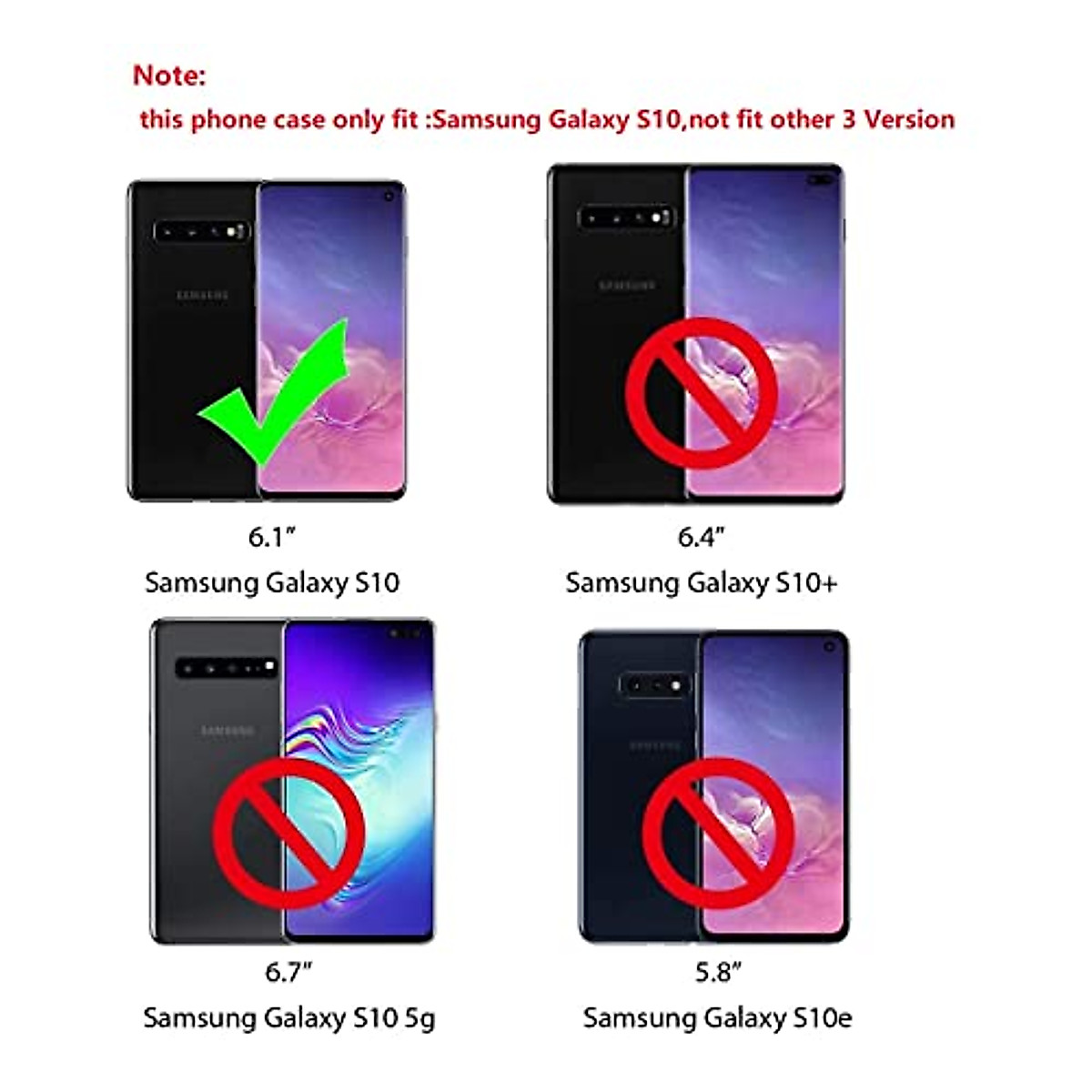 Aozuoton for Samsung Galaxy S10 Case, Galaxy S10 Case, [Military Grade 16ft. Drop Tested] Ring Shockproof Protective Phone Case for Samsung Galaxy S10,Blue