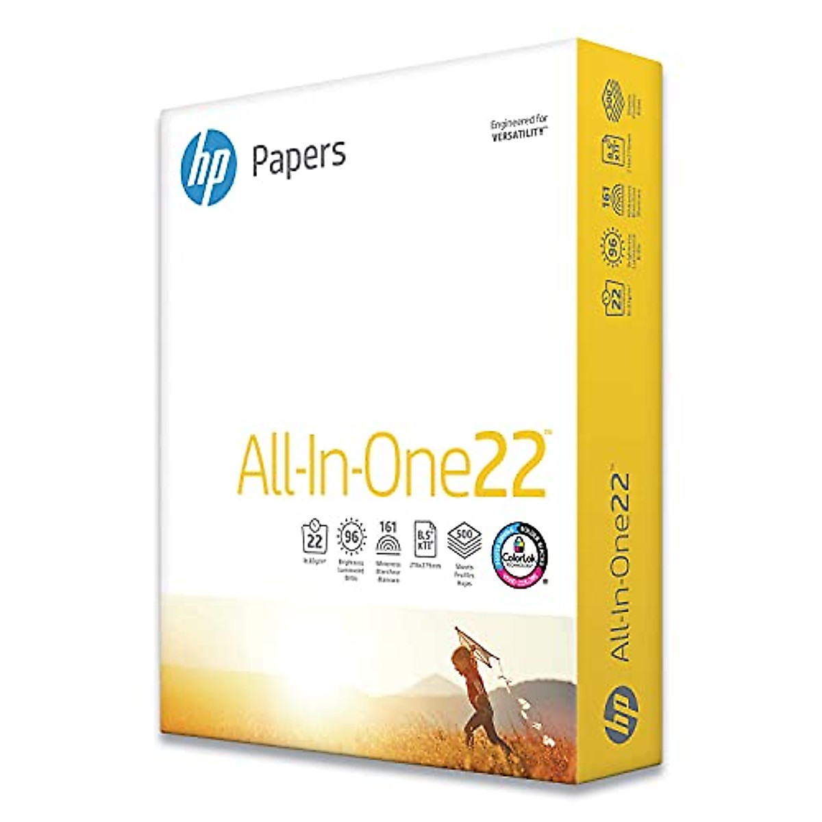 Hp 207000 All-In-One Printing Paper, 96 Bright, 22Lb, Letter, White, 500 Sheets/Ream