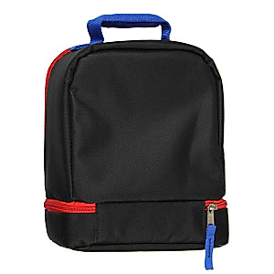 Bioworld Super Mario Luigi Toad Yoshi Dual Compartment Insulated Lunch Box Lunch Bag Soft Kit Cooler