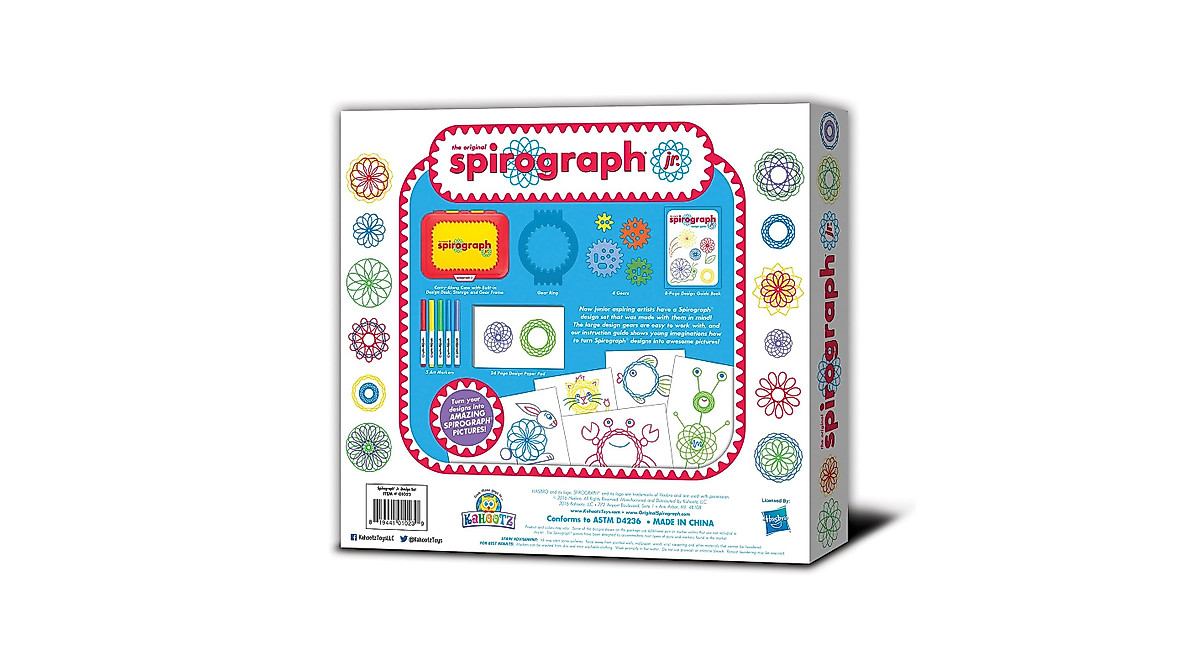 Spirograph Jr. Jumbo Art Kit for Kids Ages 3+ | Creative Spiral Drawing