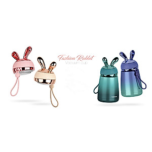 AINAAN Double Stainless Steel Vacuum Girl Thermos Coffee Cup Durable Leakproof BPA Free Travel Office School （Blue