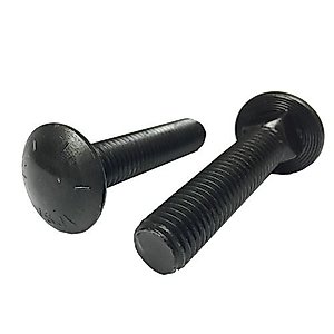 (5) 5/8-11X3 Grade 8 Full Thread Carriage Bolts Plain