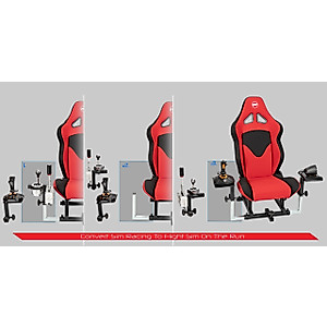 OpenWheeler | Configuration 2 | Flight Simulator HOTAS Side by Side Mount | Fits Thrustmaster Warthog, VirPil WarBRD, MongoosT-50CM2, VKB Gunfighter, WinWing Orion, Super Libra VirPil MongoosT-50CM3