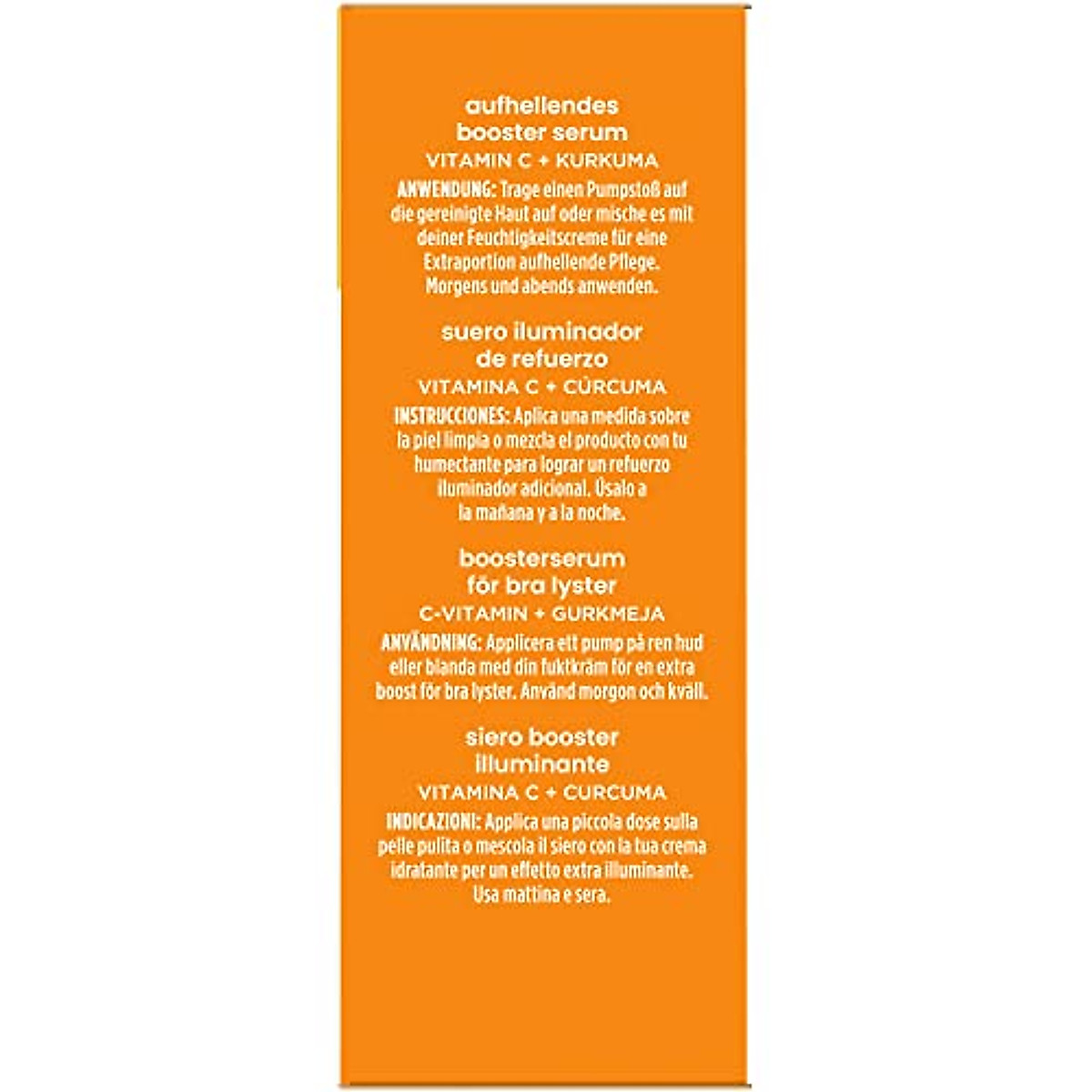 Burt's Bees Vitamin C Turmeric Face Serum, Brightens Skin & Visibly Reduces Dark Spots, Fine Lines & Wrinkles, Naturally Hydrating, Lightweight - Brightening Booster Serum (1 oz)