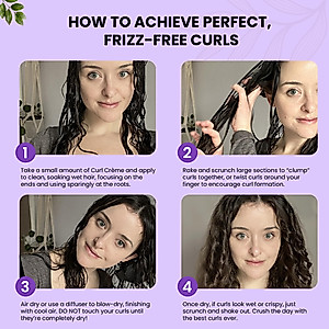 Controlled Chaos Curl Cream for Curly Hair Defining Cream with Shea Butter for Long Lasting Frizz Free Curls – Sulfate & Paraben Free Aloe Vera Curling Cream for Wavy Hair, Made in USA(5Oz)