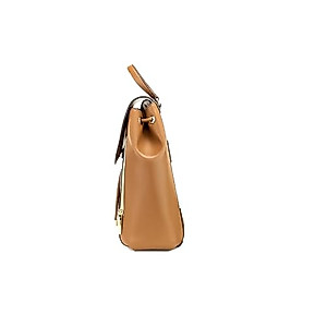 Michael Kors Phoebe Medium Zip Pocket Backpack Vanilla MK Signature