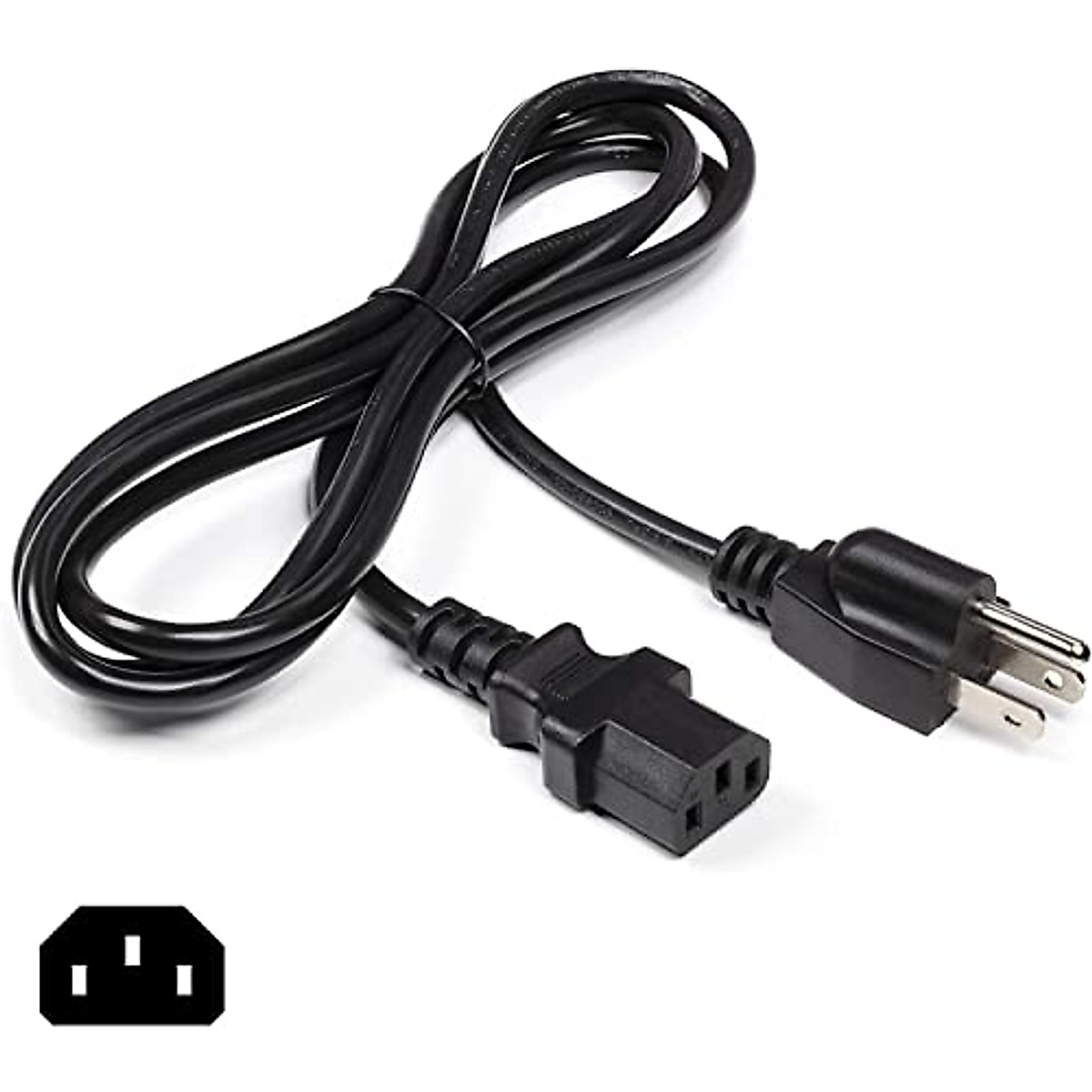 Guy-Tech 5FT UL AC Power Cable Compatible with RPM85 2400w Powered 8 Channel Mixer Charger