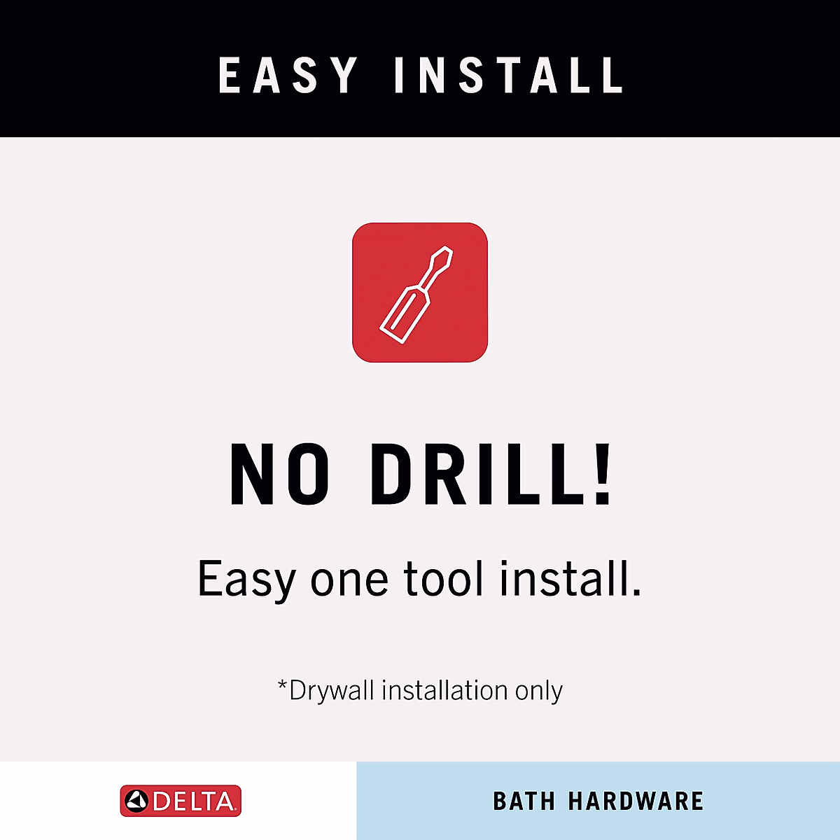 Delta Nicoli (1-Pack) Towel Hooks Matte Black Double Bathroom Hooks Wall Mounted for Robes & Towels Hand Towel Hook Holder Kitchen, Bathroom Accessories NIC35-MB