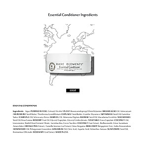 Rare Elements ESSENTIAL CONDITIONER - Reconstructing Daily Hair Masque 6 Ounces