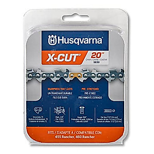 Husqvarna S83G-20 X-Cut 20" Chainsaw Chain, Grey