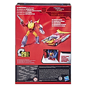 Transformers Studios Series Voyager Class 7 Inch Action Figure (2022 Wave 1) - Hot Rod (New Packaging)