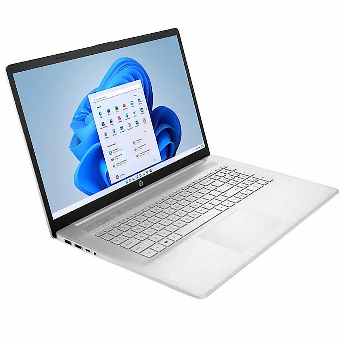 HP 2023 Newest 17.3" FHD Laptop, Intel Core i5-1235U (Up to 4.4GHz, 10 cores), Intel Iris Xe Graphics, 16GB RAM, 512GB PCIe SSD, Bluetooth, Windows 11 Home, Silver + 3in1 Accessories