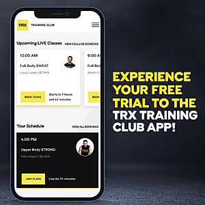 TRX Training Exercise Bands, Exercise Bands for Working Out, Increase Exercise Intensity, Portable Workout Equipment for Women and Men, Set of 4