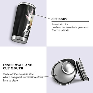 Yasala Tumbler Axolotl Insulated Coffee Cup Back to School Beverage Container Office Travel Mug with Straw and Lid Double Wall Stainless Steel 20oz