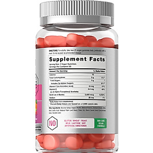 Horbäach Hair Skin and Nails Gummies | 100 Count | with Biotin | Fruit Flavored Vitamins | Non-GMO, Gluten Free Supplement