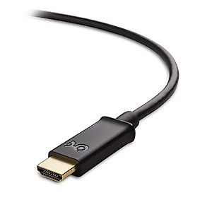 Cable Matters Mini DisplayPort to HDTV Cable in Black 25 Feet - Thunderbolt and Thunderbolt 2 Port Compatible