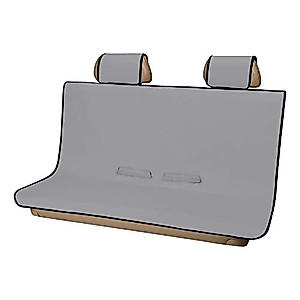 ARIES 3146-01 Seat Defender 58-Inch x 55-Inch Grey Waterproof Universal Bench Car Seat Cover Protector