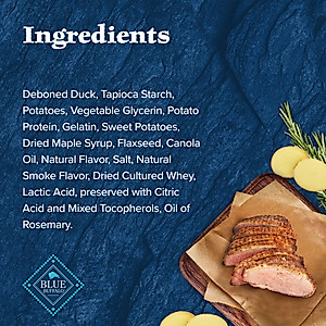 Blue Buffalo Wilderness Wild Bits Soft & Chewy Training Treats for Dogs, Grain-Free, Duck Recipe, 4-oz. Bag