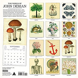 The World of John Derian Wall Calendar 2023: Hand-Colored Works of Art