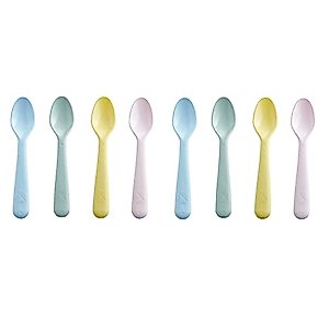IKEA KALAS 8 no of Spoon, mixed colors, Plastic