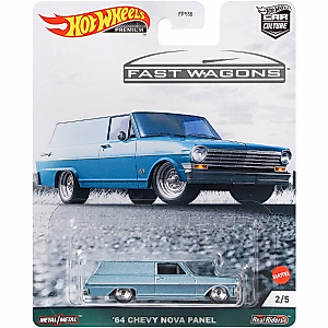 Hot Wheels Car Culture Circuit Legends Vehicles for 3 Kids Years Old & Up, Premium Collection of Car Culture 1:64 Scale Vehicles