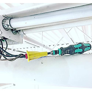 Rack-A-Tiers Nut Blaster - Tighten Wire Nuts with Drill, Universal Wire Connector Drill Bit Attachment, Twist Wire Nuts with Your Drill (XL) (72101)