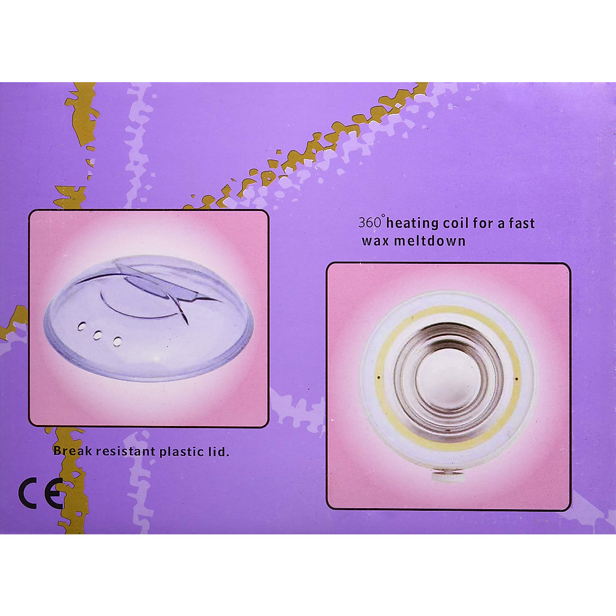 PRO-WAX 100 Hot Wax Heater/Warmer Salon Spa Beauty Equipment for Hard Strip Waxing 400ML, White