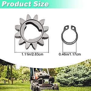 42661-VE2-800 Gears + 42672-VE2-800 Keys Springs & Clips Drive Wheel Kit for Honda HRR216/HRS216 Lawn Mower, Fits HRB216K4 HRB216K5 Models