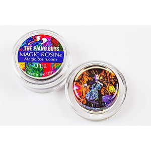 The Piano Guys Magic Rosin | Violin Rosin, Cello Rosin, Viola Rosin for Bows| Light Low Dust Resin| Violin Bow Rosin Accessories (Jungle Book/Sarabande)