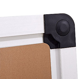 XBoard Cork Board 36 x 24, Notice Cork Bulletin Board , Corkboard with Aluminum Frame and Push Pins for Display