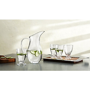 Nambe Mikko Serving and Entertaining Bar Acacia Wood Tray with Stainless Steel Metal Handles - 19in x 10.5in and Tarnish Resistant