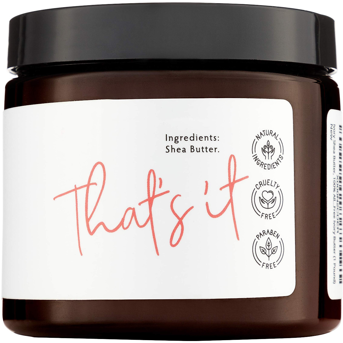 Raw Apothecary All-Natural Ivory Shea Butter (16 ounces)