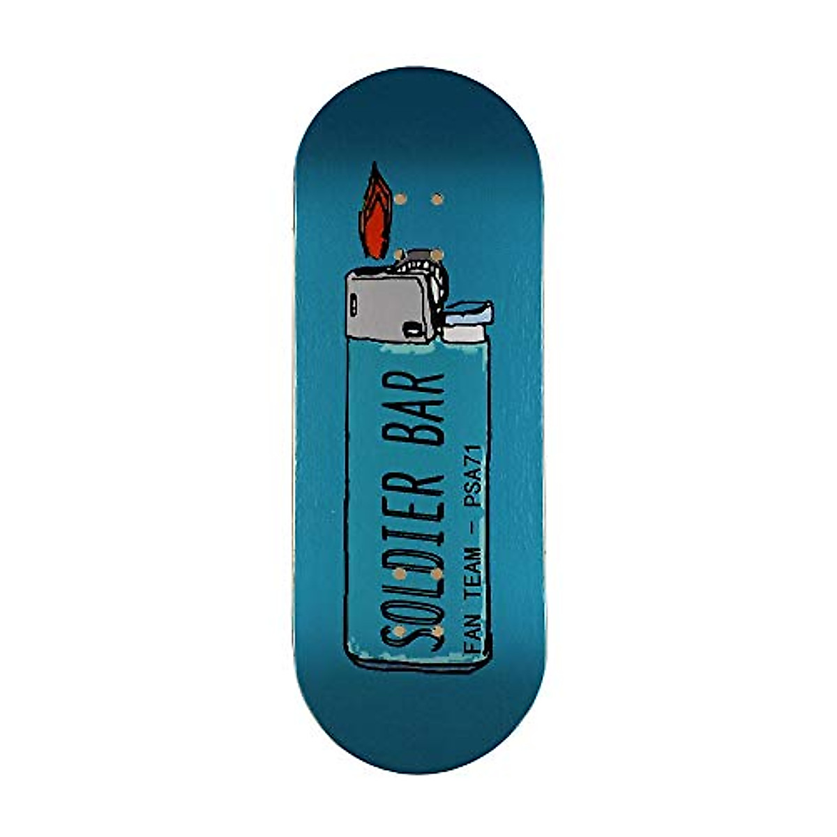 SOLDIER BAR Fingerboards complete (5 Layer Canadian Maple 34mmx 98mm DECK) Finger Skateboards (+34mm Big Eagle Truck+Globular Wheels) (Lighter)