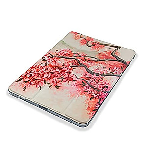 Kawaii Pink Cherry Blossom case Compatible with iPad Mini Air Pro 7.9 8.3 9.7 10.2 10.9 11 12.9 inch Pattern Cover New 2022 2021 Trifold Stand 3 4 5 6 7 8 9 Generation 183 (11" Pro 1/2/3 gen)