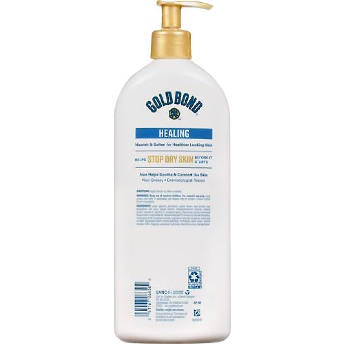 Gold Bond Ultimate Healing Skin Therapy Lotion Family Size, Aloe, 20 Ounce