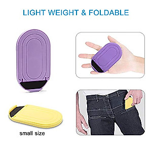 Adjustable Cell Phone Stand Foldable - 12Pcs Desktop Cell Phone Holder Foldable Phone Stand for iPad Mini Stand Multi Angle iPhone Stand for Desk Accessories - Universal Tablet Stand Samsung iPhone