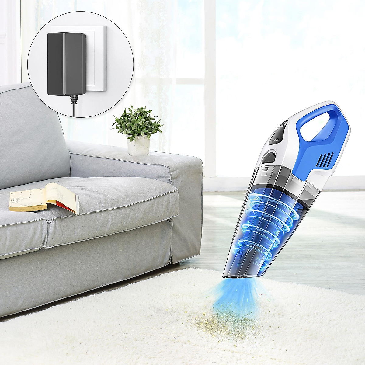 Omilik 6FT UL Listed AC Adapter for APOSEN A7 A7S A7-B DC 14.8V 2200mAh Handheld Vacuum Power Supply