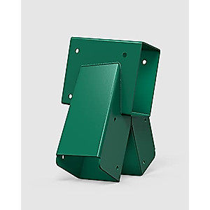 2 Swing Set Brackets, Wooden Swing Hardware Bracket, Playground Equipment Parts, Green(Screws Included)