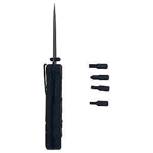 XIPHIAS Multitool Folding Pocket Knife with Flashlight and Screwdrivers XBJ2202